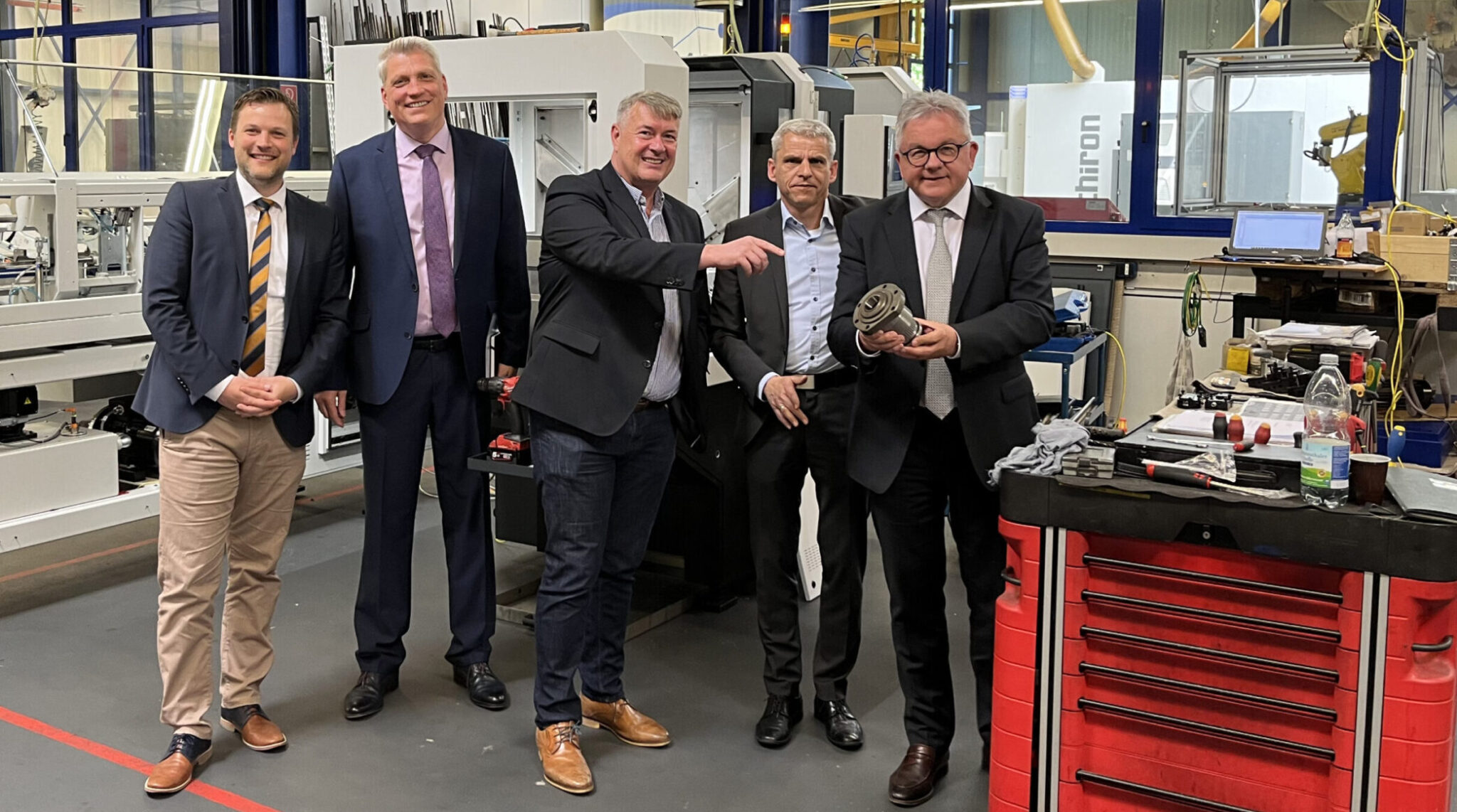 Besuch des Staatssekretärs Dr. Patrick Rapp und Guido Wolf ...